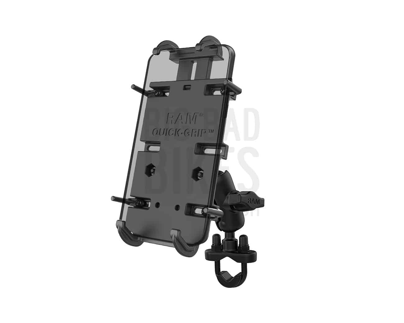 RAM Mounts Quick-Grip Phone Mount with Handlebar U-Bolt Base ...